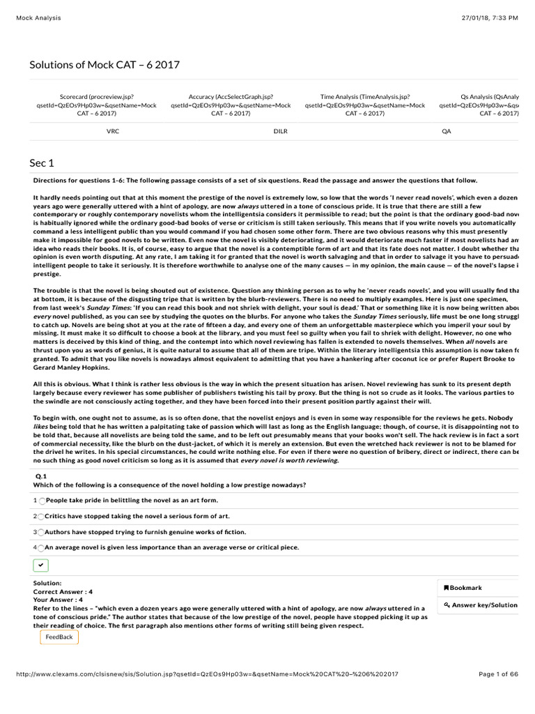 Mock 6 Soln | Download Free PDF | Hysteria | Medical Diagnosis