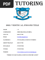 Grade 12 Physics MSI Vertical Projectile Motion Questions | PDF