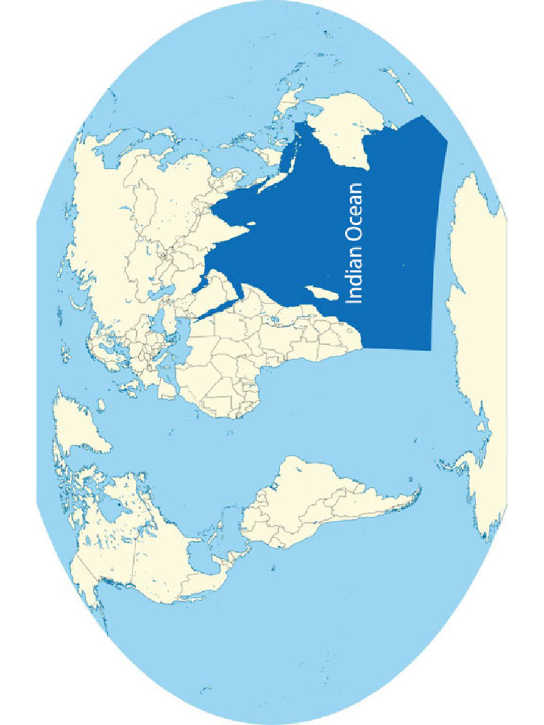 Indian Ocean Map - JPG | PDF