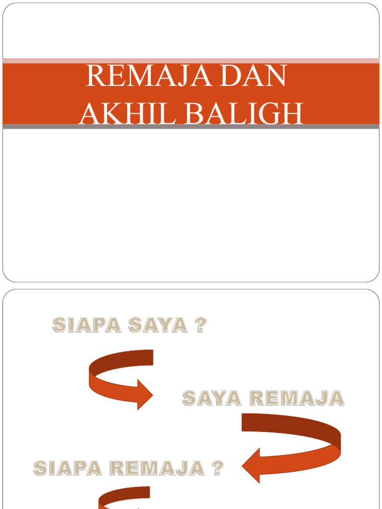 Remaja Dan Akil Baligh | PDF