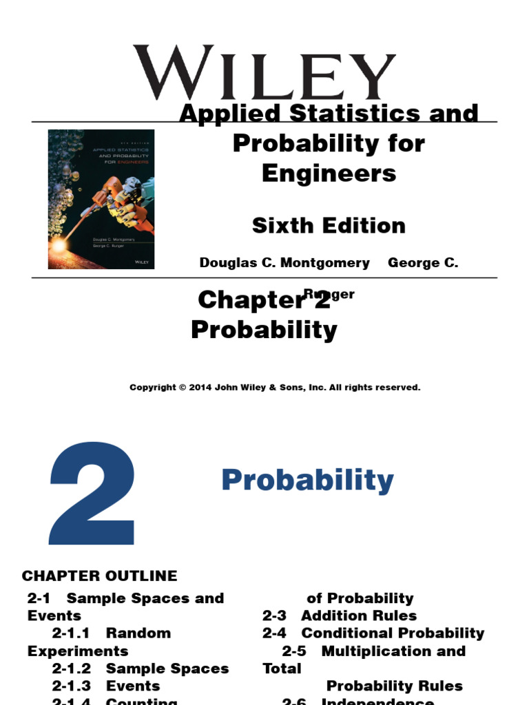 ch02 | PDF | Probability Distribution | Random Variable