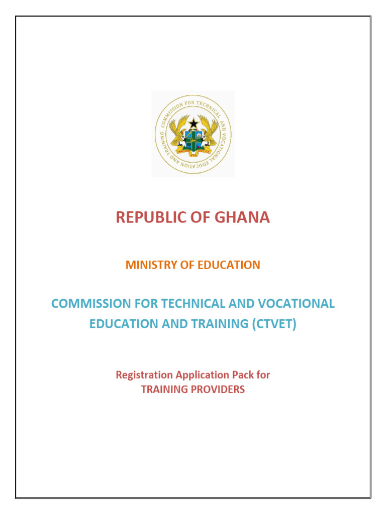 Training Provider Registration Forms | PDF