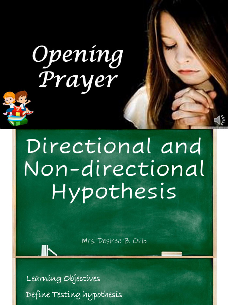 Directional-and-Non-directional-Hypothesis-ppt.1 | PDF | Hypothesis ...