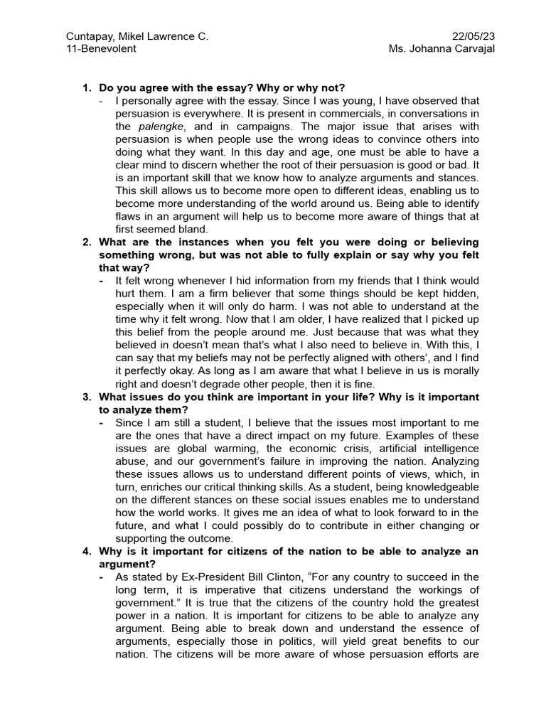 EAPP Individual Task 1 | PDF