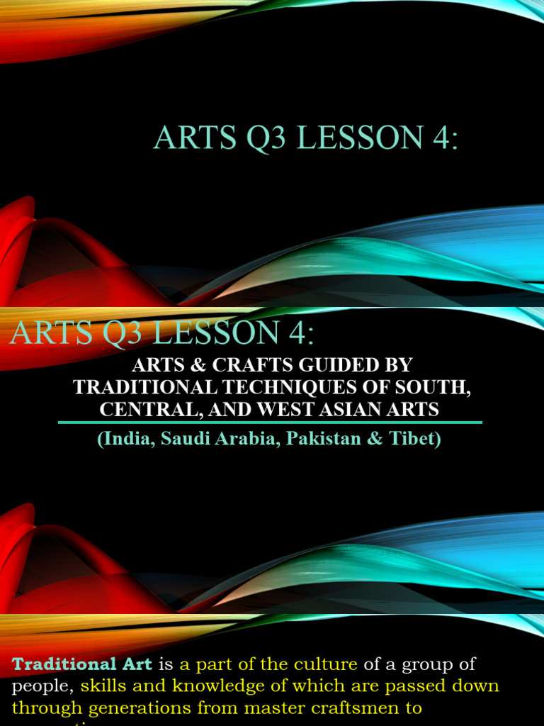 Arts q3 Lesson 4 | PDF | Home & Garden | Art