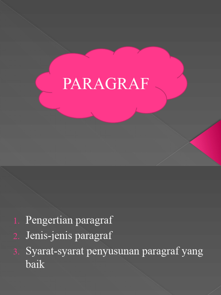 Paragraf | PDF | Filsafat | Kajian Bahasa Asing