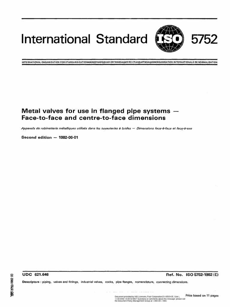 Iso-5752 Leidingen | PDF | International Organization For ...