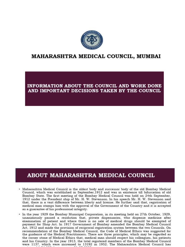Mmc Presentation Pdf Professional Development Physician