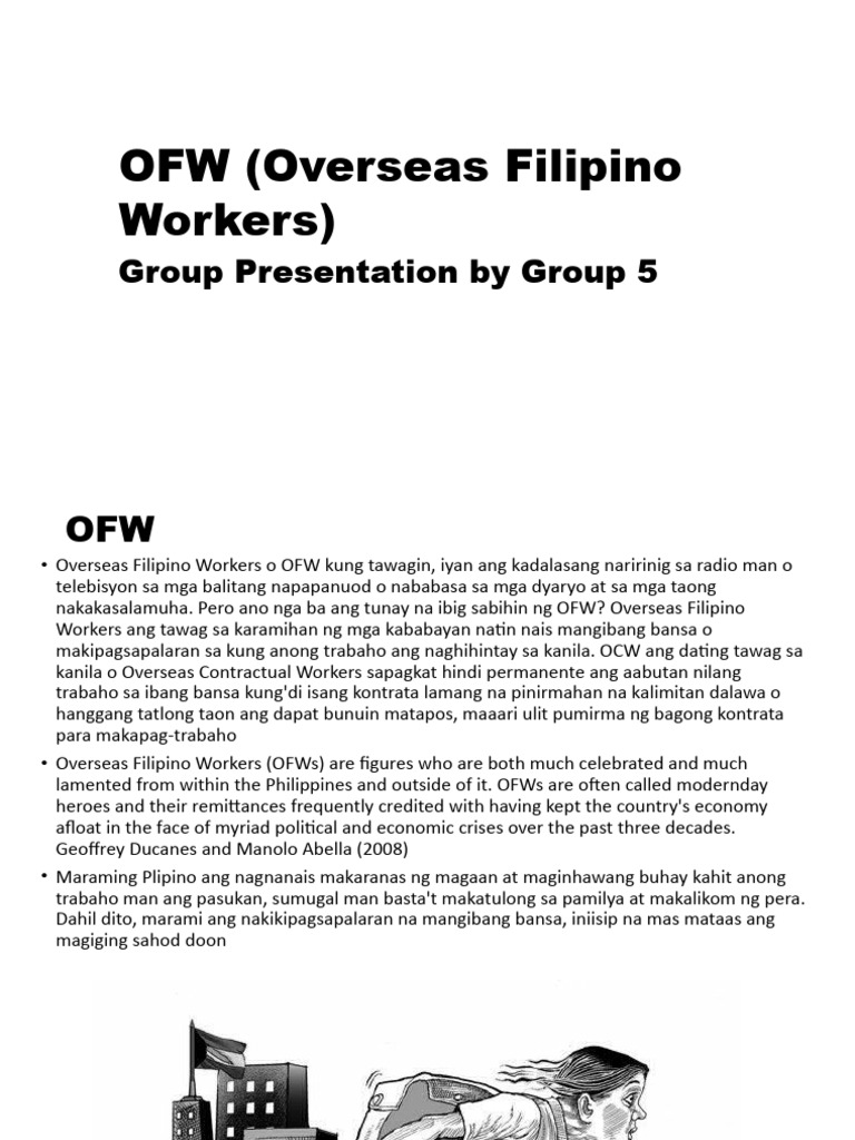 OFW Overseas Filipino Workers | PDF