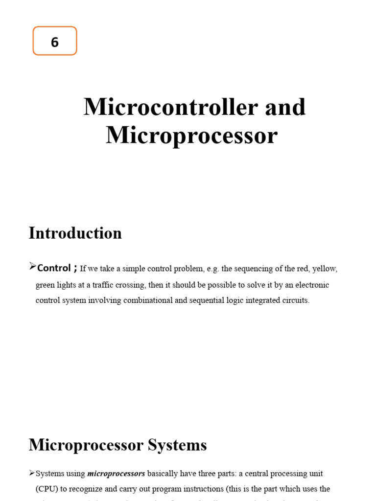 Presentaion 6 Microcontroller and Microprocessor | PDF | Central ... Presentaion 6 Microcontroller and Microprocessor | PDF | Central ...