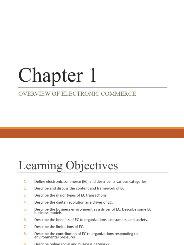 Chapter 1 | PDF | E Commerce | Private Sector