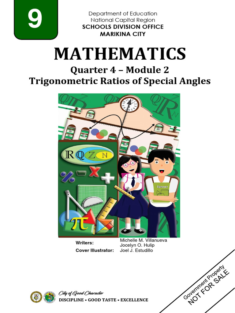 Grade 9 Math: Trigonometric Ratios Module | PDF | Triangle ...