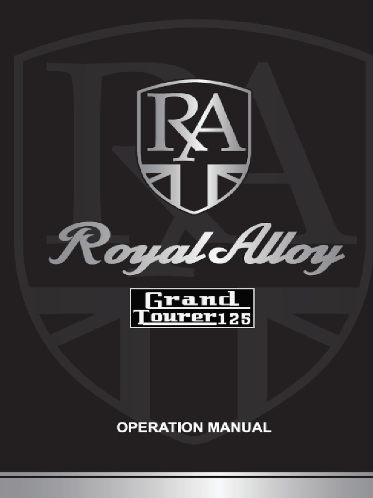 RA GT 125 150 Operation Manual | PDF | Tire | Throttle
