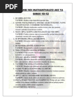 Chichewa Proverbs: Wisdom and Meanings | PDF