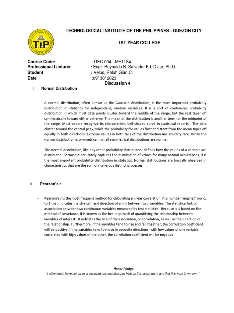 Norma Distribution | PDF