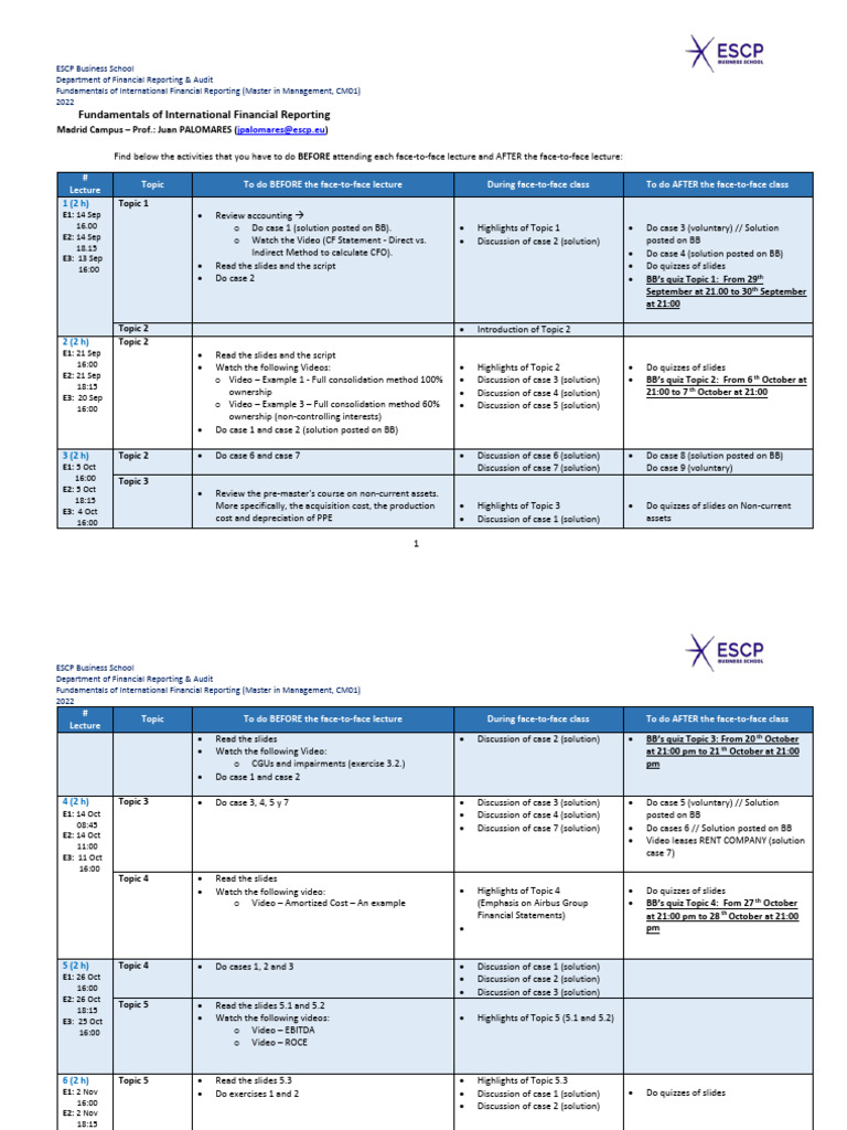 IFR1 - Activities and Exercises | PDF