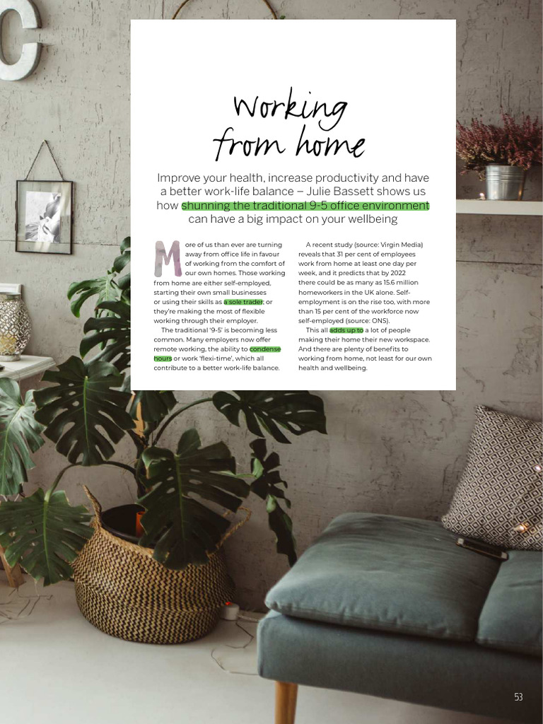 Working From Home | PDF | Employment