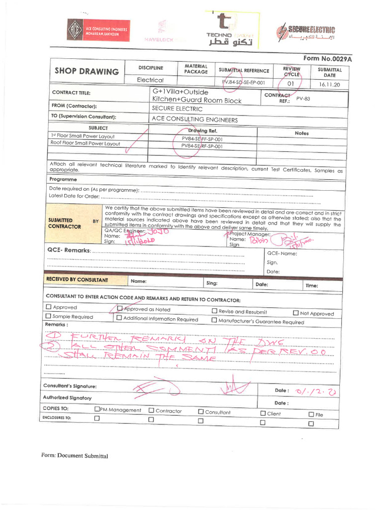 Pv.84-Sd-se-ep-001 Rev.01 - 1st & Roof Floor Small Power Layout | PDF