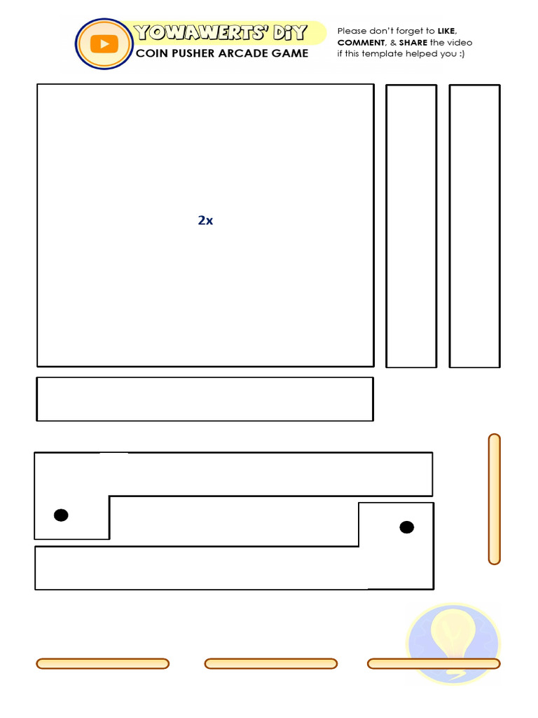 Coin Pusher Template | PDF | Games & Activities