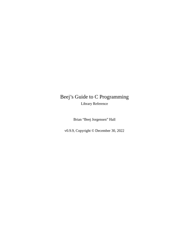BG C Library | PDF | Software Engineering | Computer Science