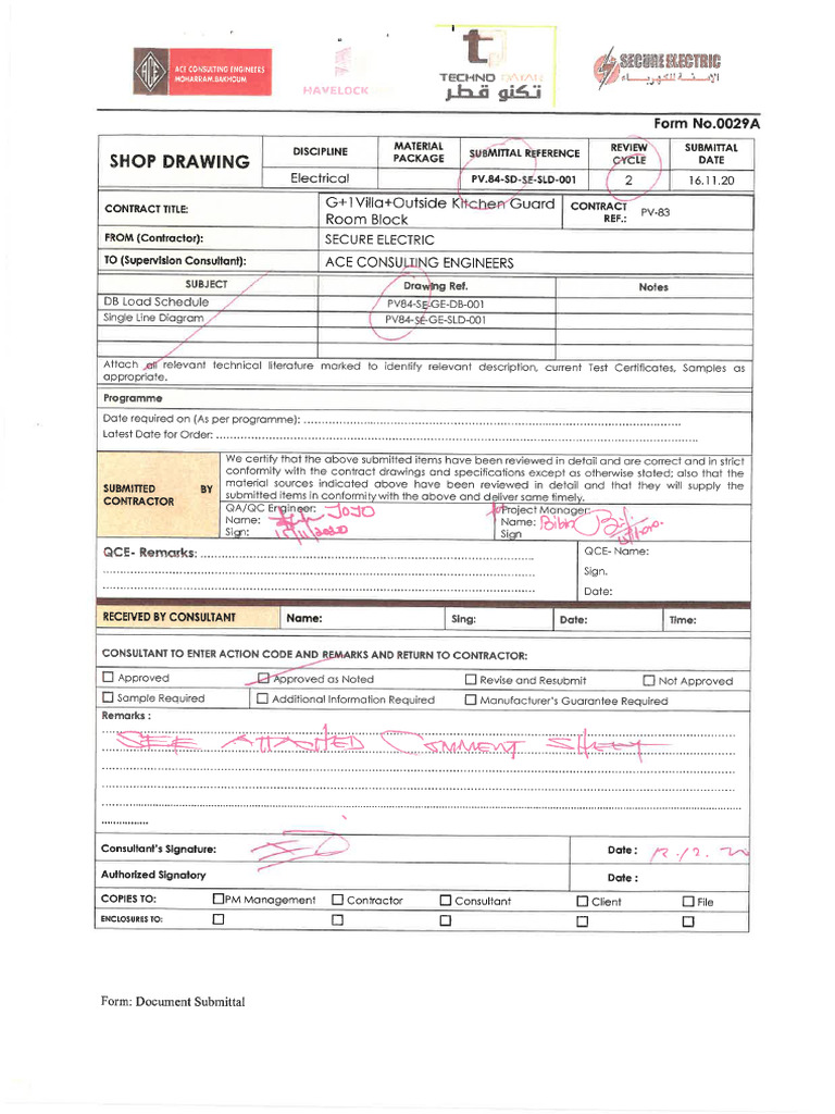 Pv.84-Sd-Se-Sld-001 Rev.02 - DB Schedule & Single Line Diagram | PDF