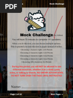 WSC 2024 Challenge Mock Test | PDF
