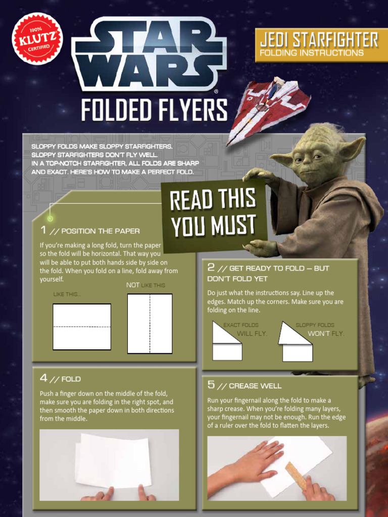 Star Wars Folder Flyers Activity | PDF | Jedi | Obi Wan Kenobi