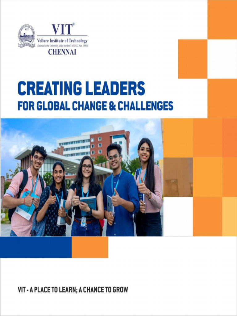 Final VIT Chennai Brochure | PDF