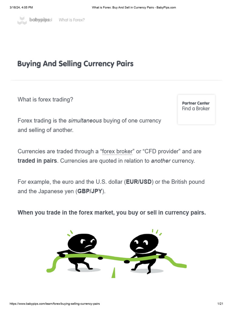 Forex Trading: Currency Pairs Explained | PDF | Foreign Exchange Market ...