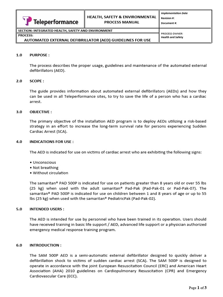 Dole Reportorial Guidelines Format | PDF | Cardiac Arrest ...