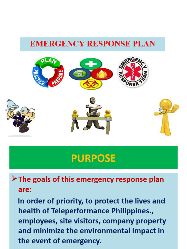 Emergency Responce Plan | PDF | Emergency | Oil Spill