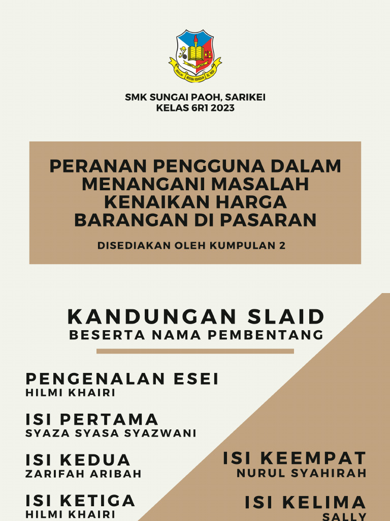 (Bahasa Melayu STPM Semester 1) Pembentangan Karangan Bahagian C (1) - by Hilmi Khairi | PDF