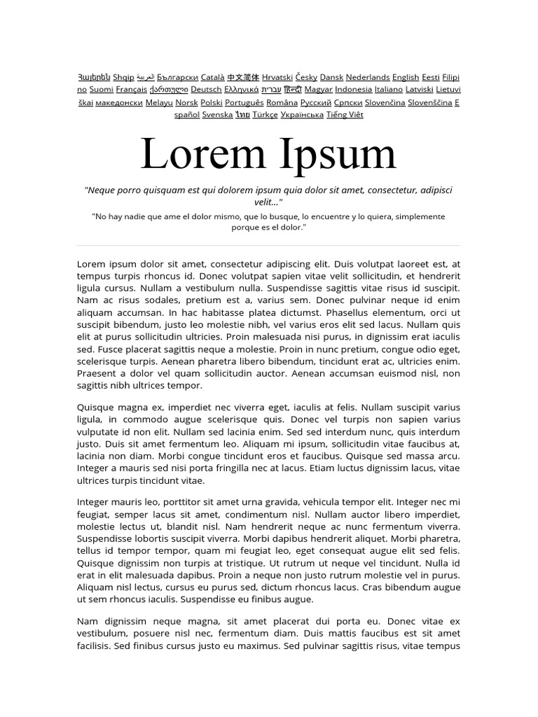 Lorem Ipsum: "Neque Porro Quisquam Est Qui Dolorem Ipsum Quia Dolor Sit Amet, Consectetur ...