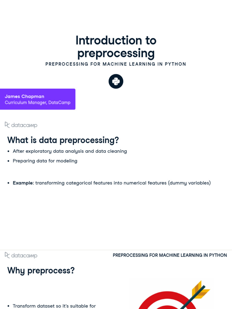 Preprocessing ch.1 | PDF | Integer (Computer Science) | Computer Science Preprocessing ch.1 | PDF | Integer (Computer Science) | Computer Science