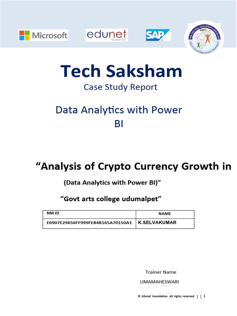 SelvaCase Study | PDF | Cryptocurrency | Data Analysis