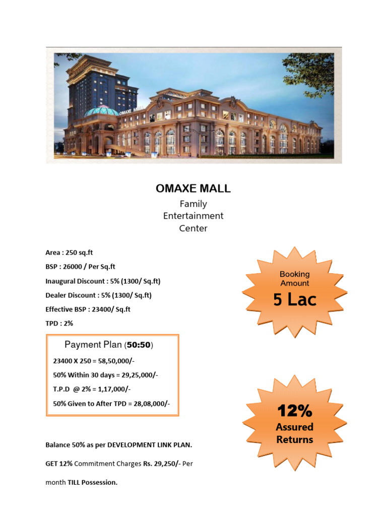 OMAXE Mall FEC | PDF