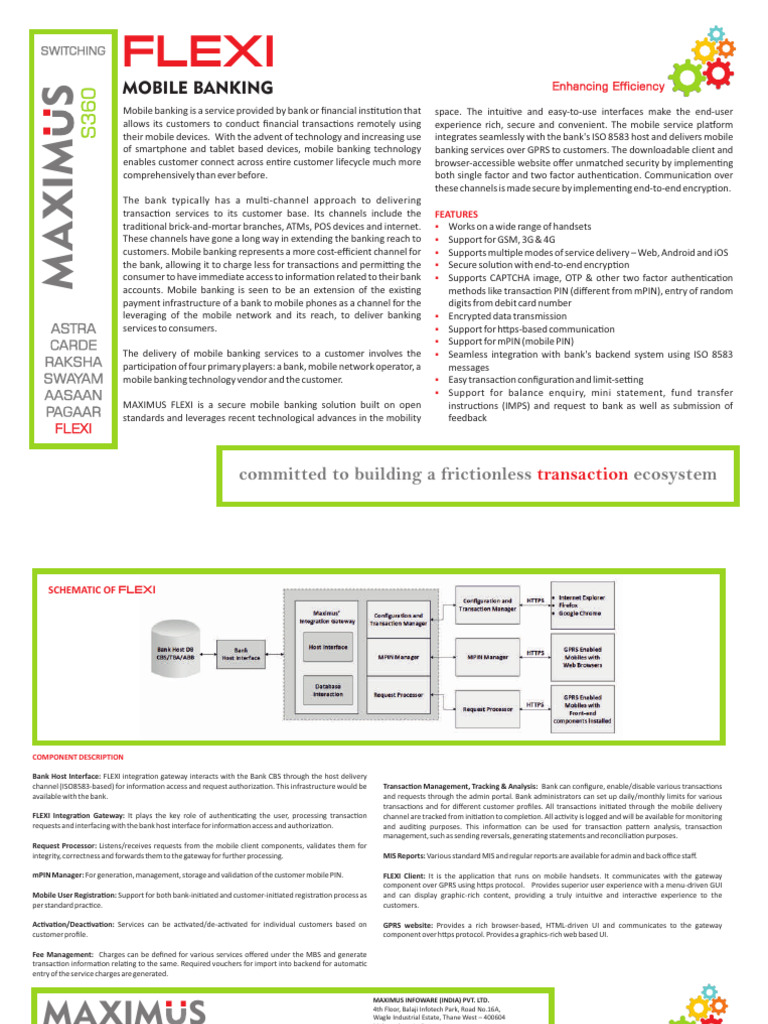 FLEXI - Mobile Banking | PDF