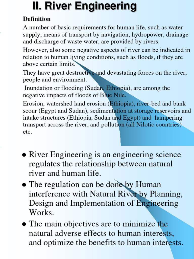 River Engineering Ch 1&2 | PDF | River | Erosion