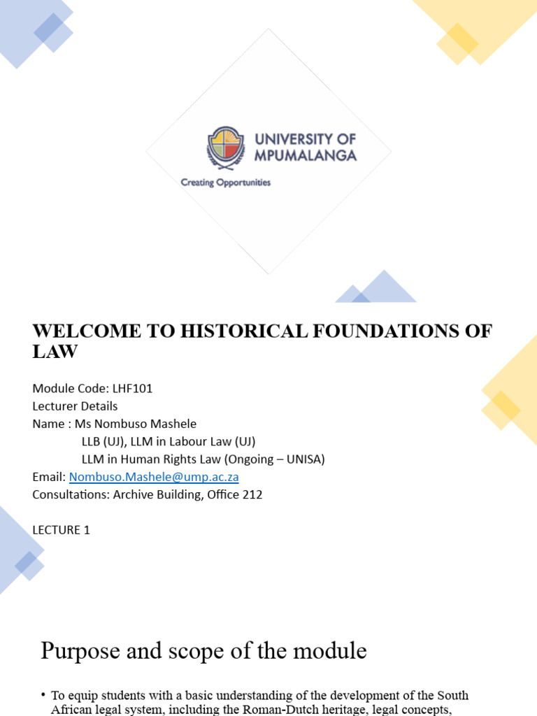 LHF Lecture 1 - What is Law | PDF | Justice | Crime & Violence