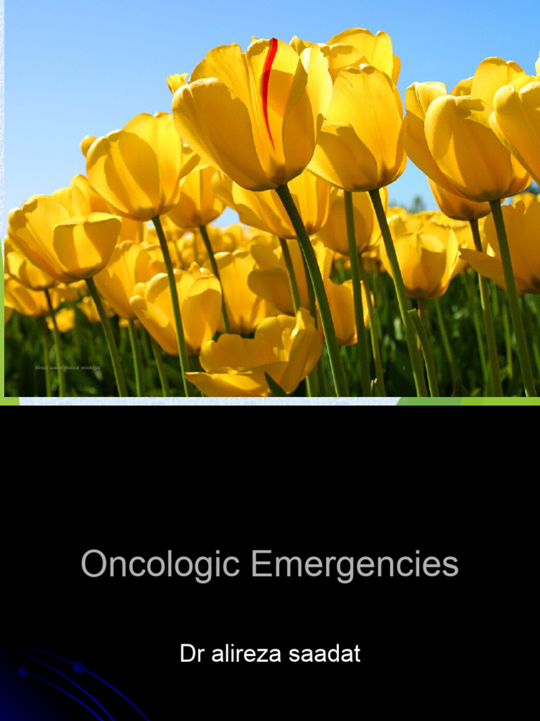 Oncologic Emergencies | PDF | Radiation Therapy | Oncology