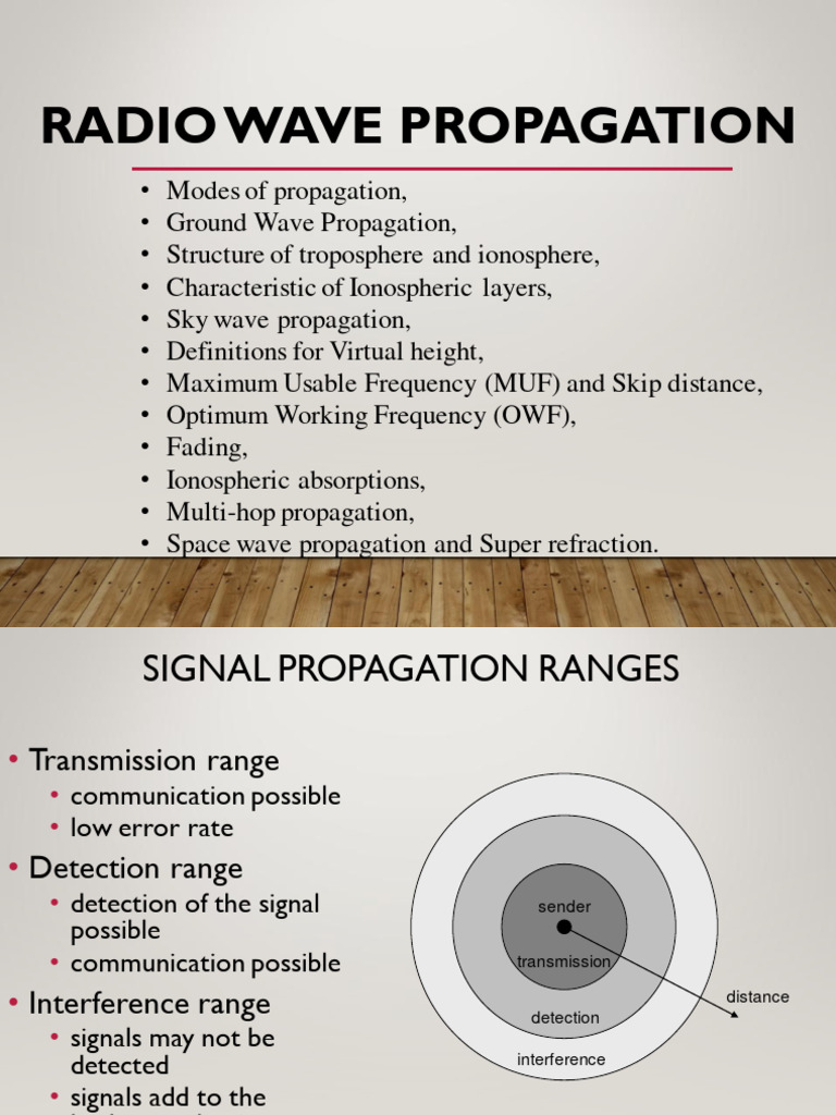 Radio Wave Propagation | PDF | Ionosphere | Radio Propagation