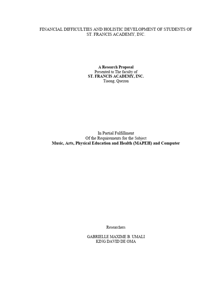 Financial Difficulties | PDF