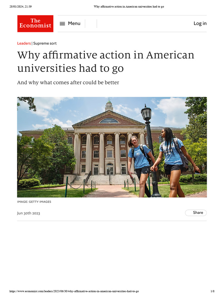 Affirmative Action's End: What's Next? | PDF | Affirmative Action ...
