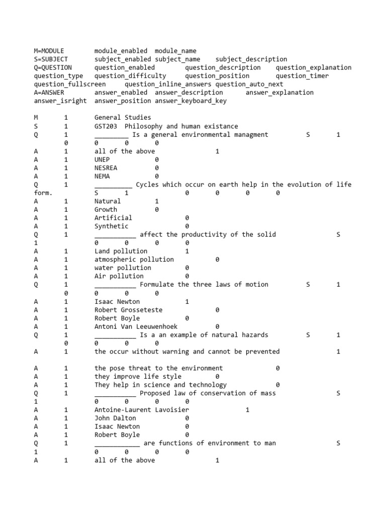 GST 203 CBT news | PDF | Science | Agriculture