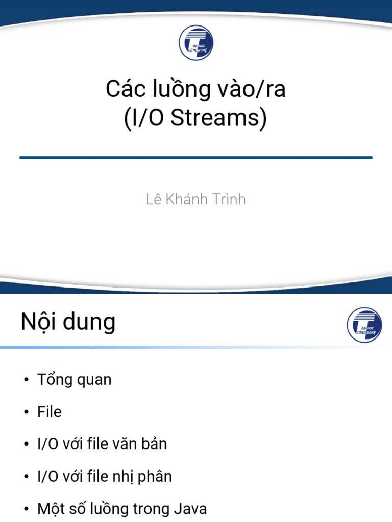 9 IOStreams Trinhlk | PDF