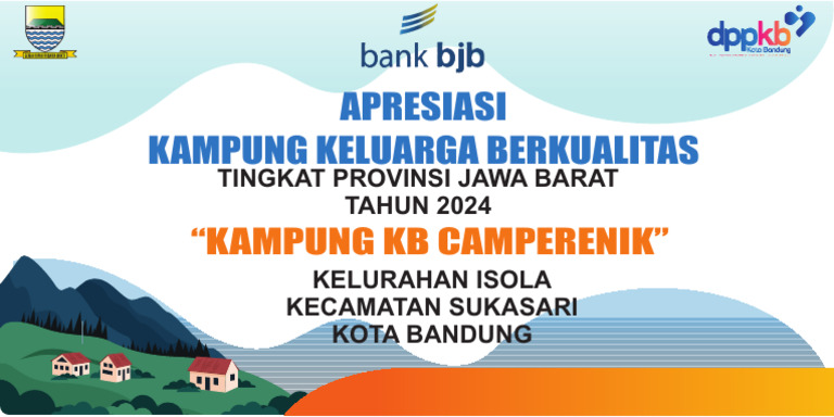 Spanduk Apresiasi Kampung KB 2024 | PDF