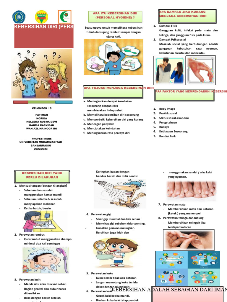 LEAFLET PERSONAL HYGIENE | PDF