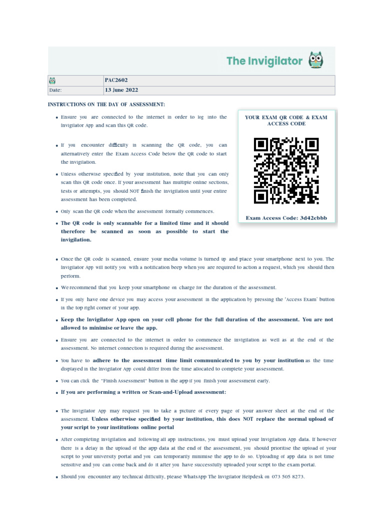 Pac2602 Exam Paper | PDF | Qr Code | Paralegal