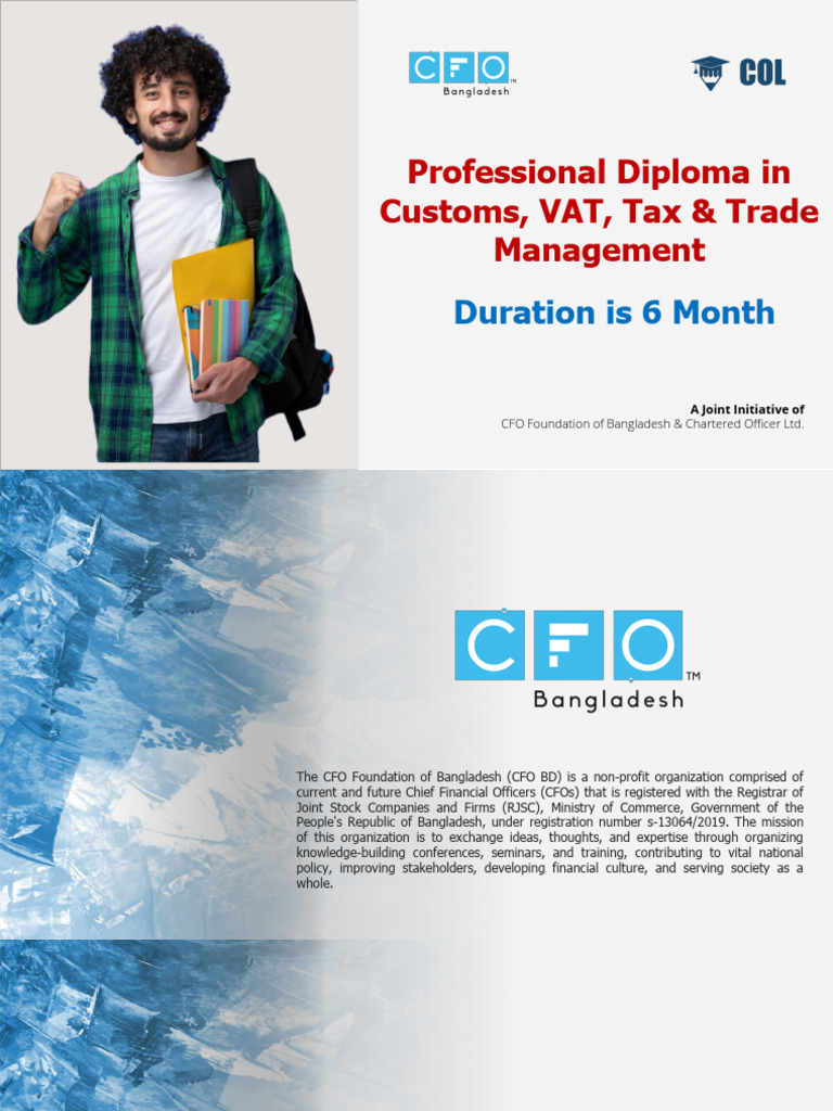VAT, Tax & Trade Management Brochure (6 Month) | PDF | Value Added Tax ...