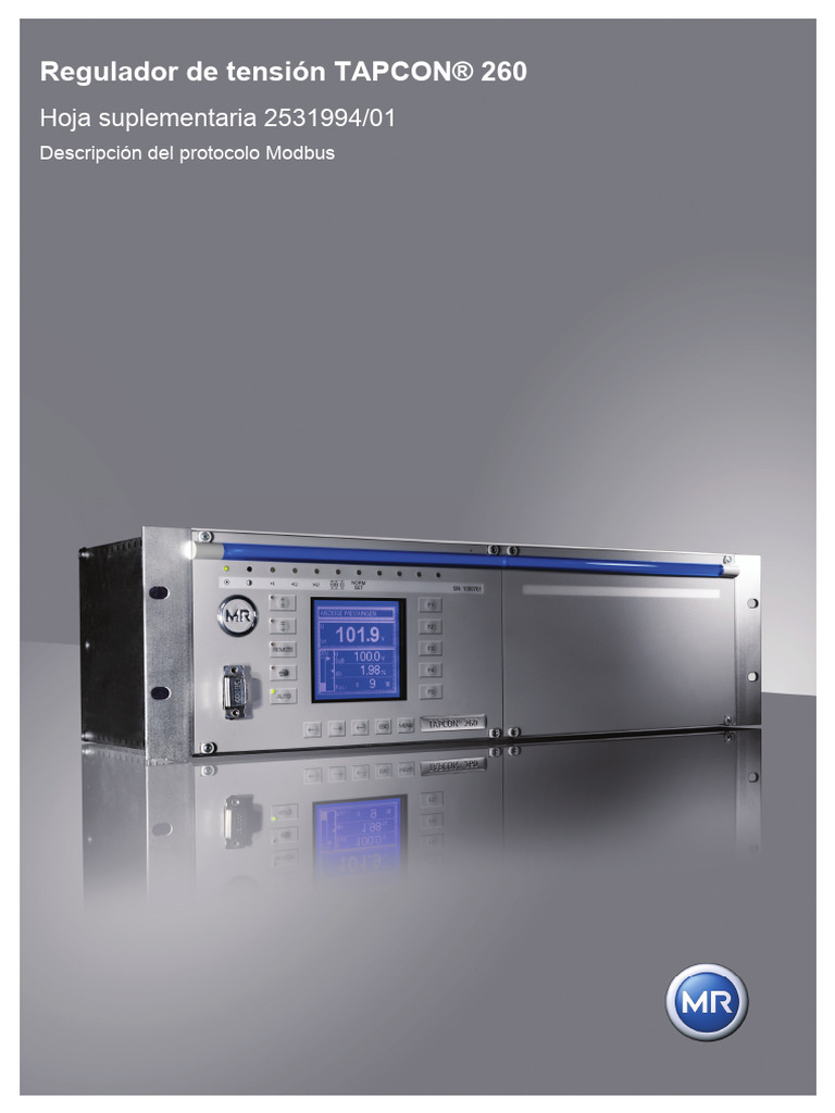 01protokollbeschreibung Modbus TC260 Es | PDF | Protocolos de ...